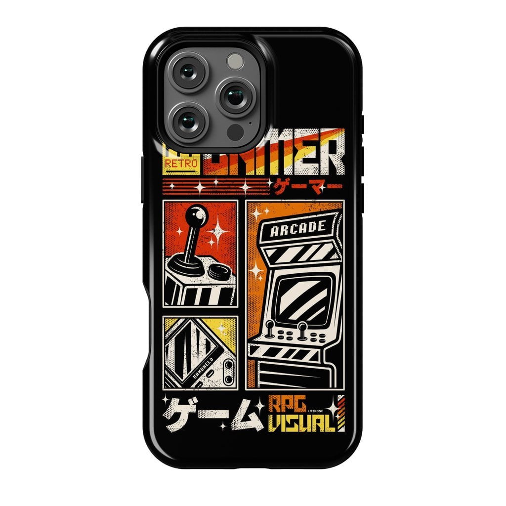 AV Retro Gamer Vintage Style Art For iPhone 11 to 17 Pro Max Compatible ...