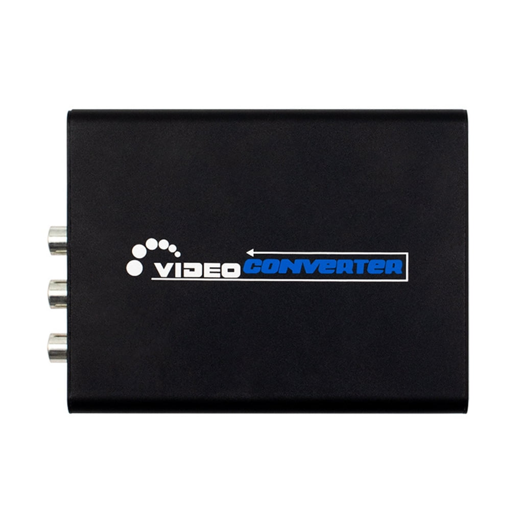 AV S-Video CVBS Sound Video Converters to HDTV 3.5mm Switcher Adapter ...