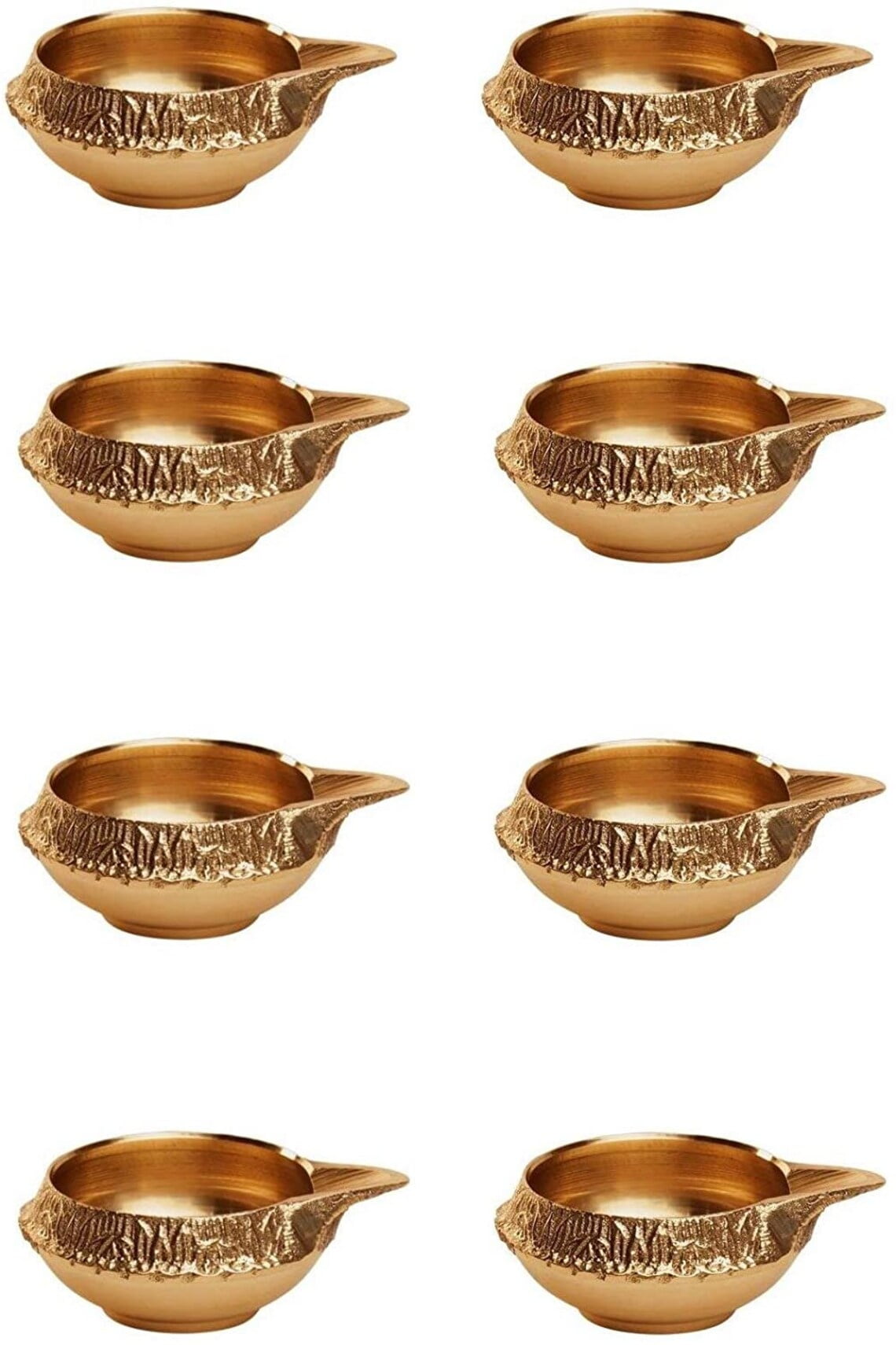 AVADOR KUBER BRASS Diya Pure Virgin Brass Diwali Puja Diya. Indian ...