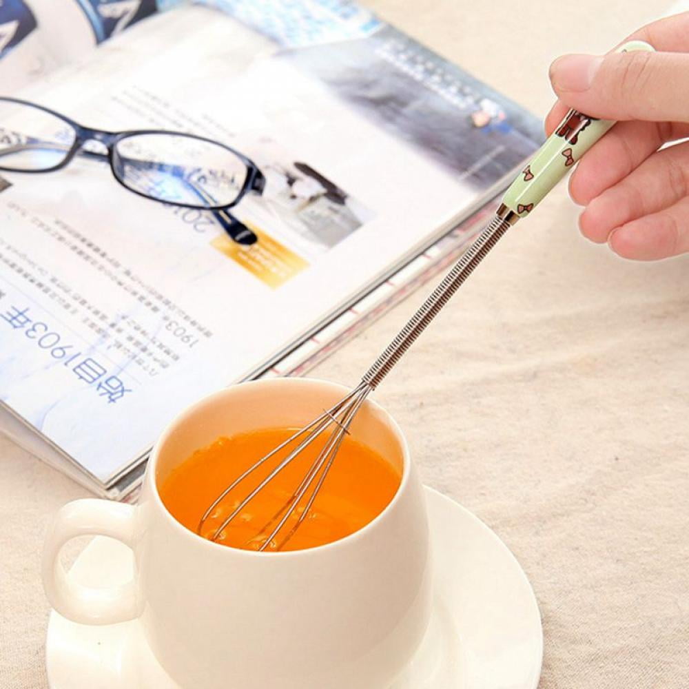 AVAIL Mini Silicone Whisks with Stainless Steel Handles,Small Whisk for ...
