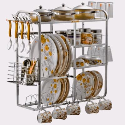 AVAIL stainless steel 24X24 Inch Wall Mount Kitchen Dish RackPlate ...