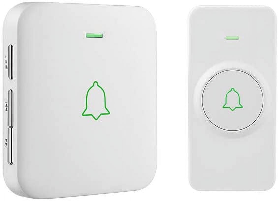 AVANTEK Wireless Doorbell, Mini Waterproof Door Bell Chime Operating at ...