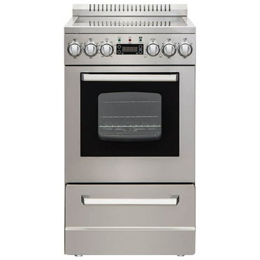 "Premium Levella Small Kitchen Stove, 20"" Freestanding Electric Range ...