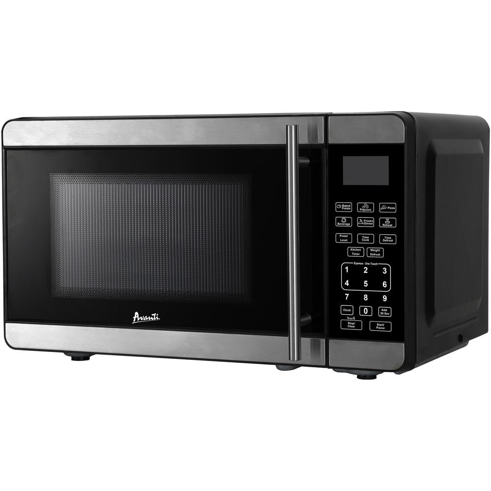 Avanti Small Countertop Microwave Oven with Turntable, 0.7 cu. ft ...