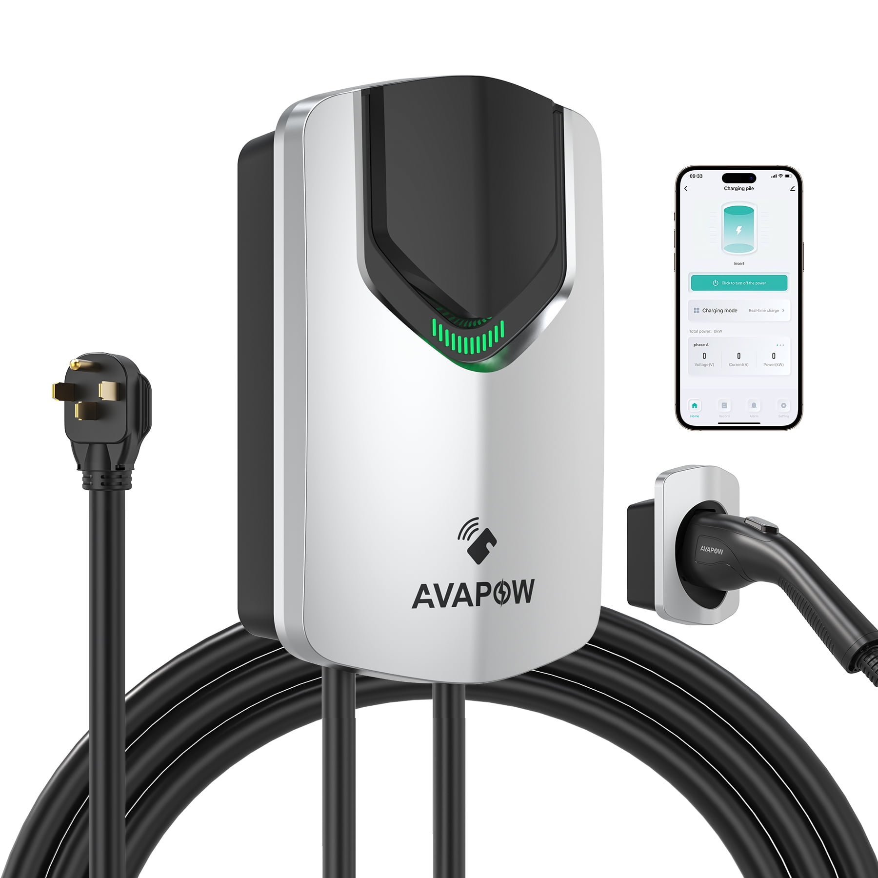 AVAPOW 48A EV Charger, Universal Electric Vehicle Charging Station ...