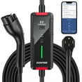 AVAPOW Level 2 EV Charger, 240V 40A, 25FT Power Cord, NEMA 14-50 Plug ...