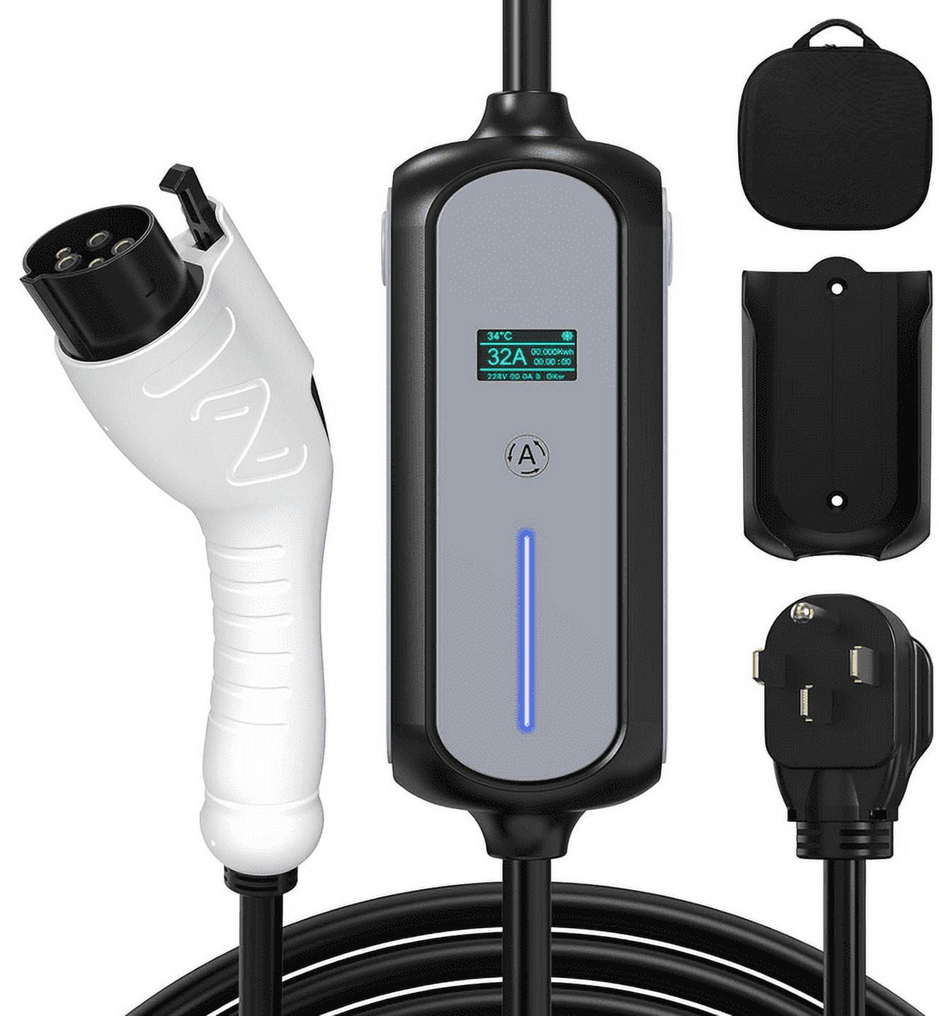 AVAPOW Portable Electric Car Charger with Adjustable Current(10-32A ...