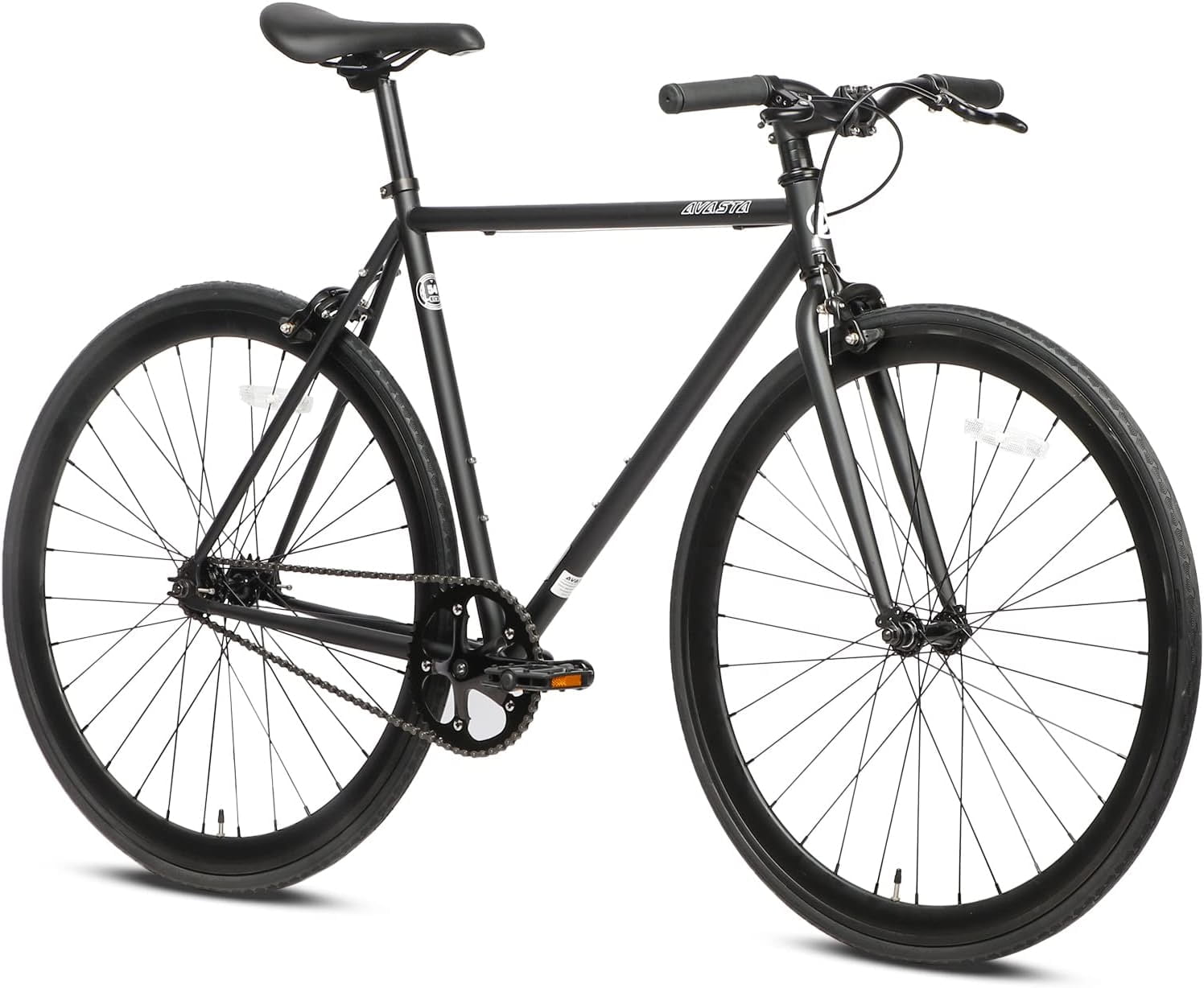 AVASTA Lightweight Unisex Single-Speed Fixed Gear Urban Commuter Bike ...