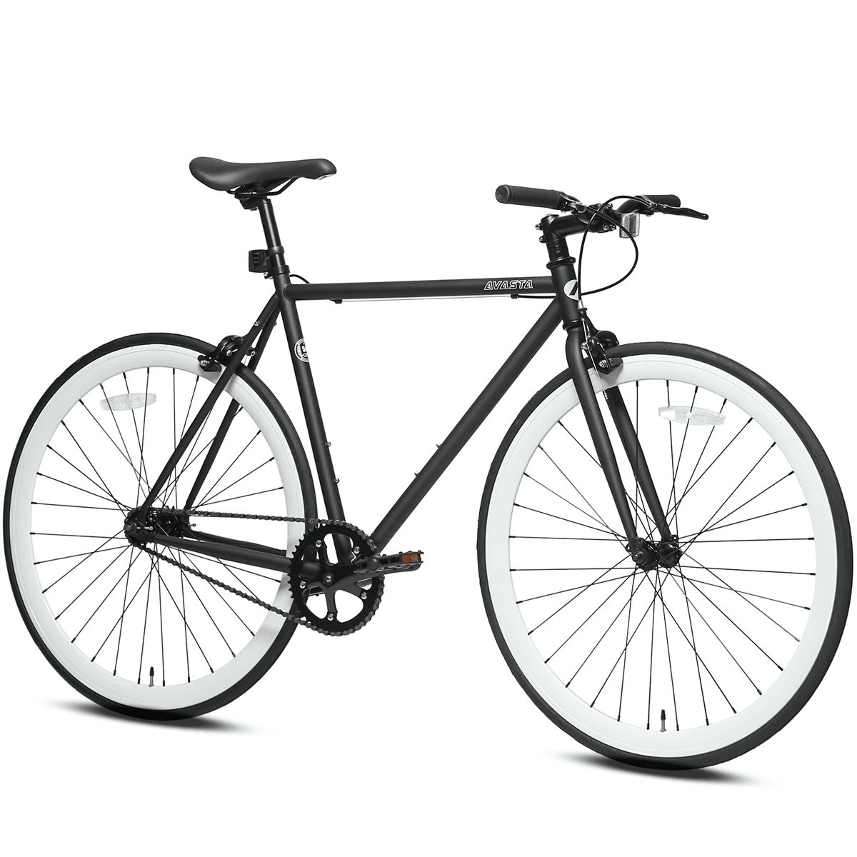 AVASTA Single-Speed Fixed Gear Urban Commuter Bike for Women and Men ...