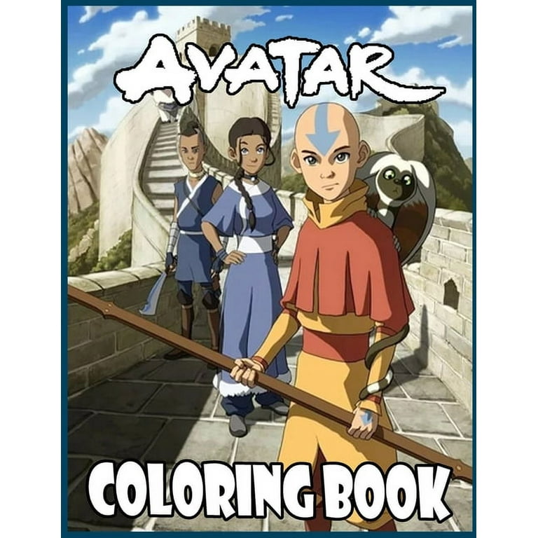 avatar the last airbender coloring pages aang