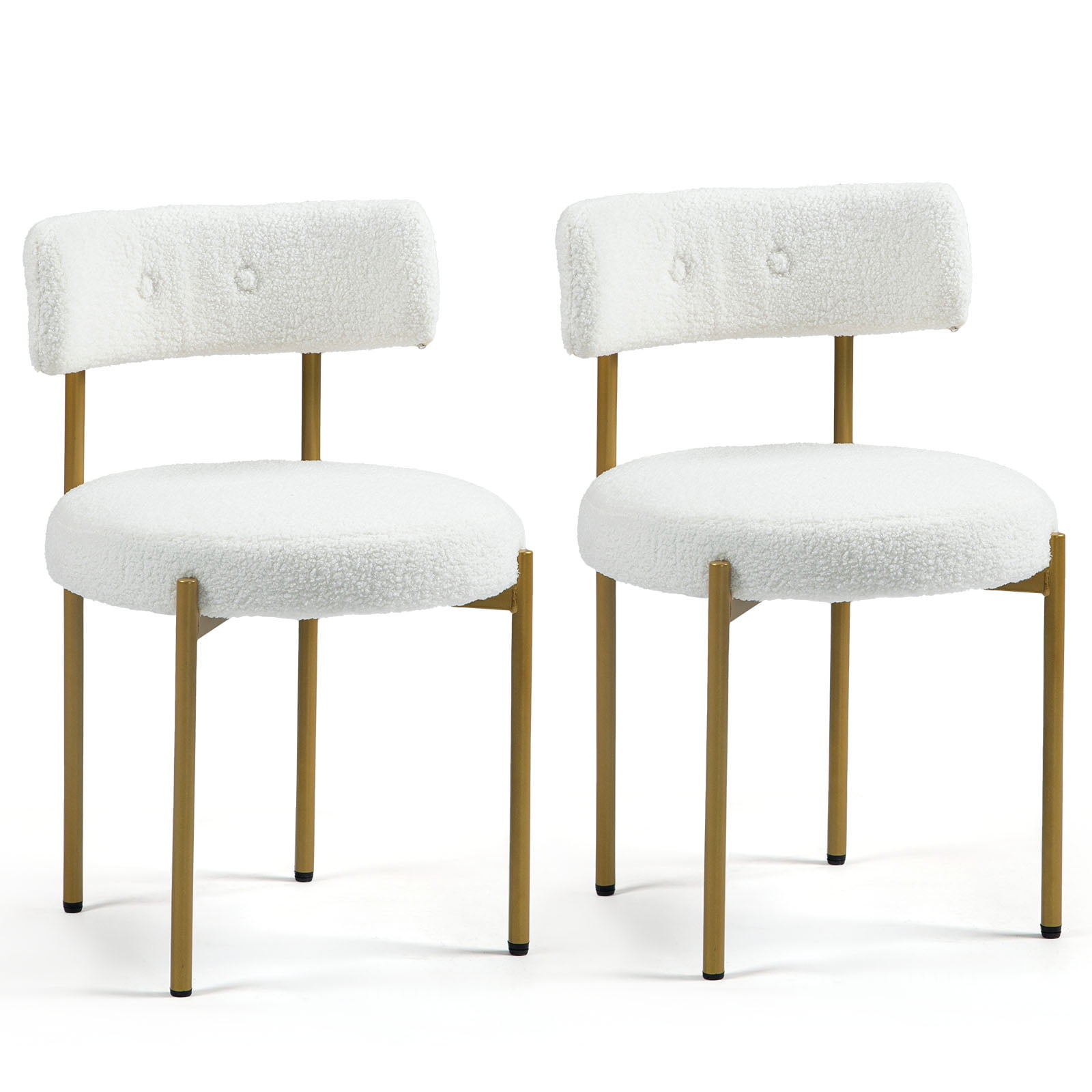 AVAWING Dining Chairs Set of 2, Mid-Century Modern Kitchen Chairs with ...