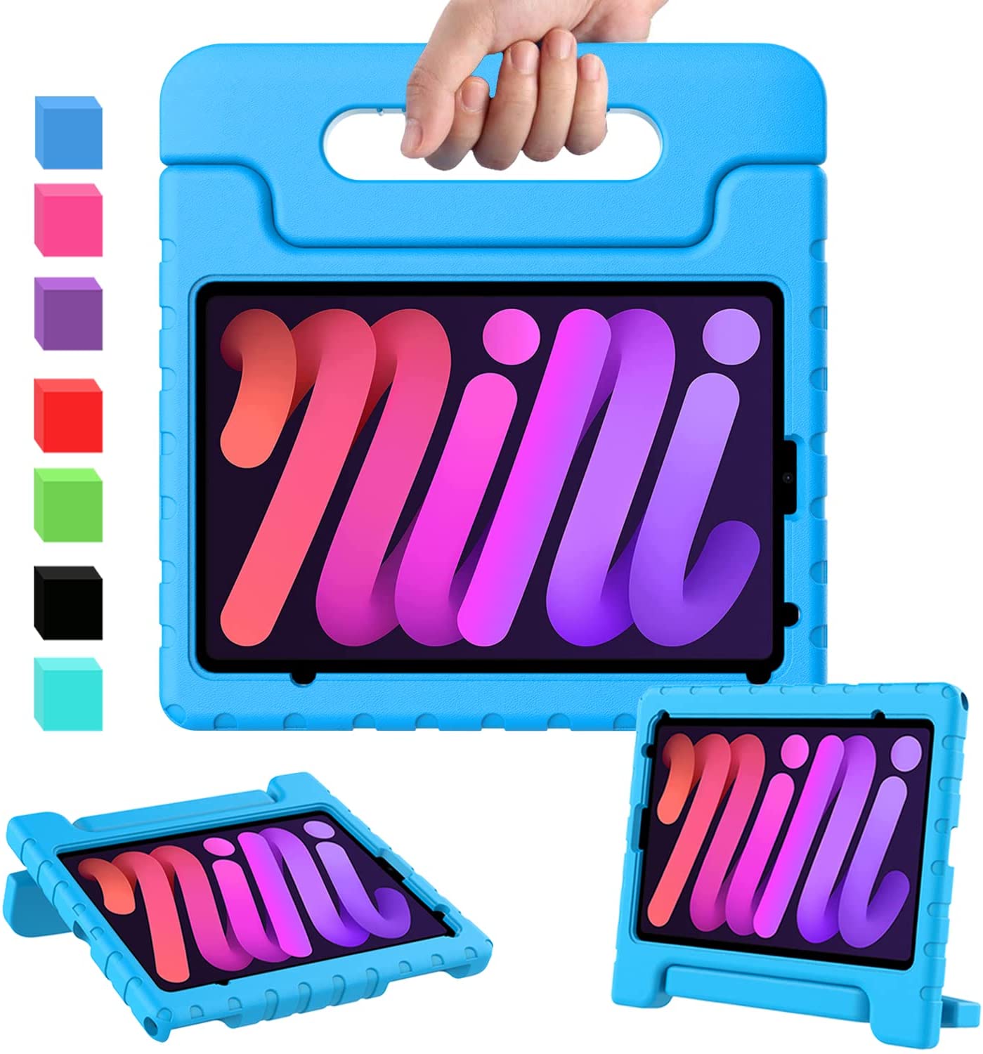 Dteck Case for Apple iPad mini 6th Generation 8.3" (2021),Shockproof ...