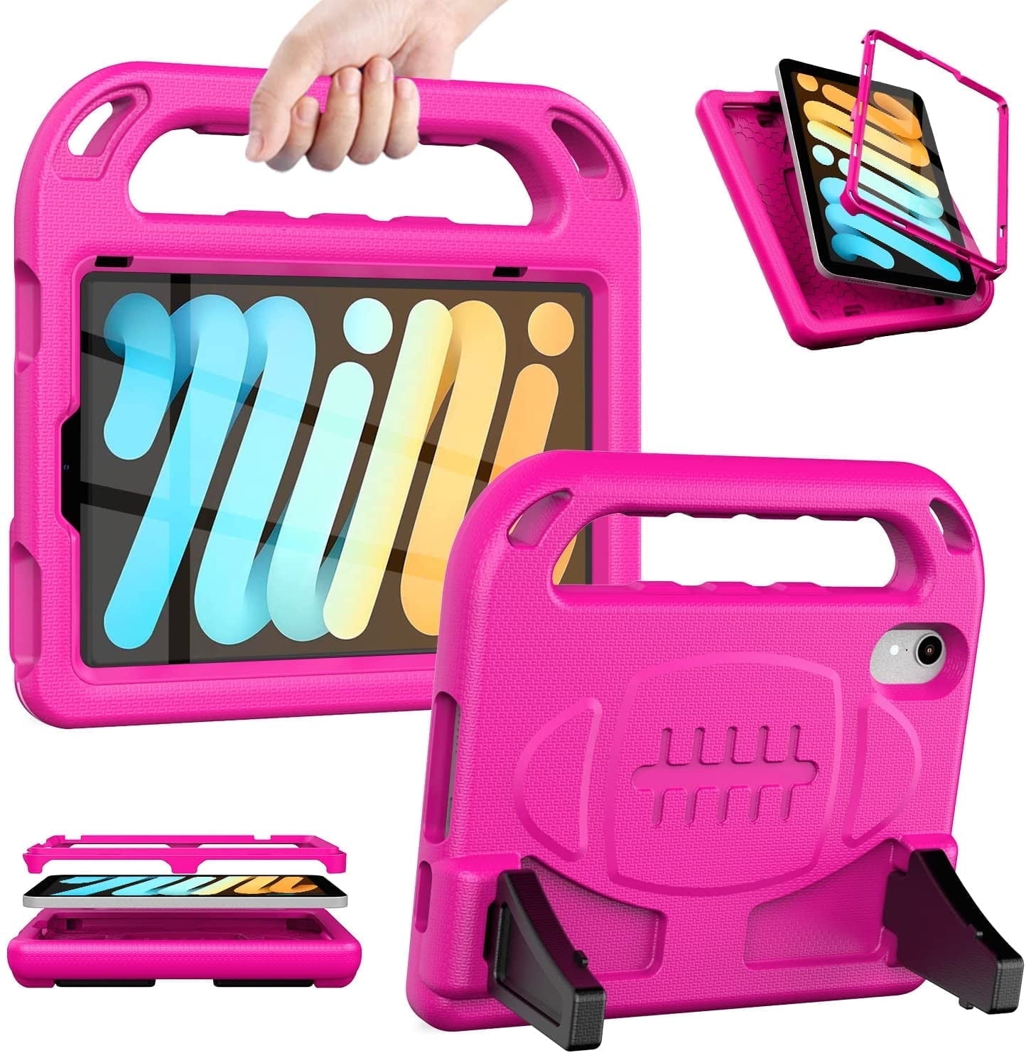 AVAWO Kids Case for iPad Mini 7 (A17 Pro) 2024 8.3 inch, Mini 6 2021 ...