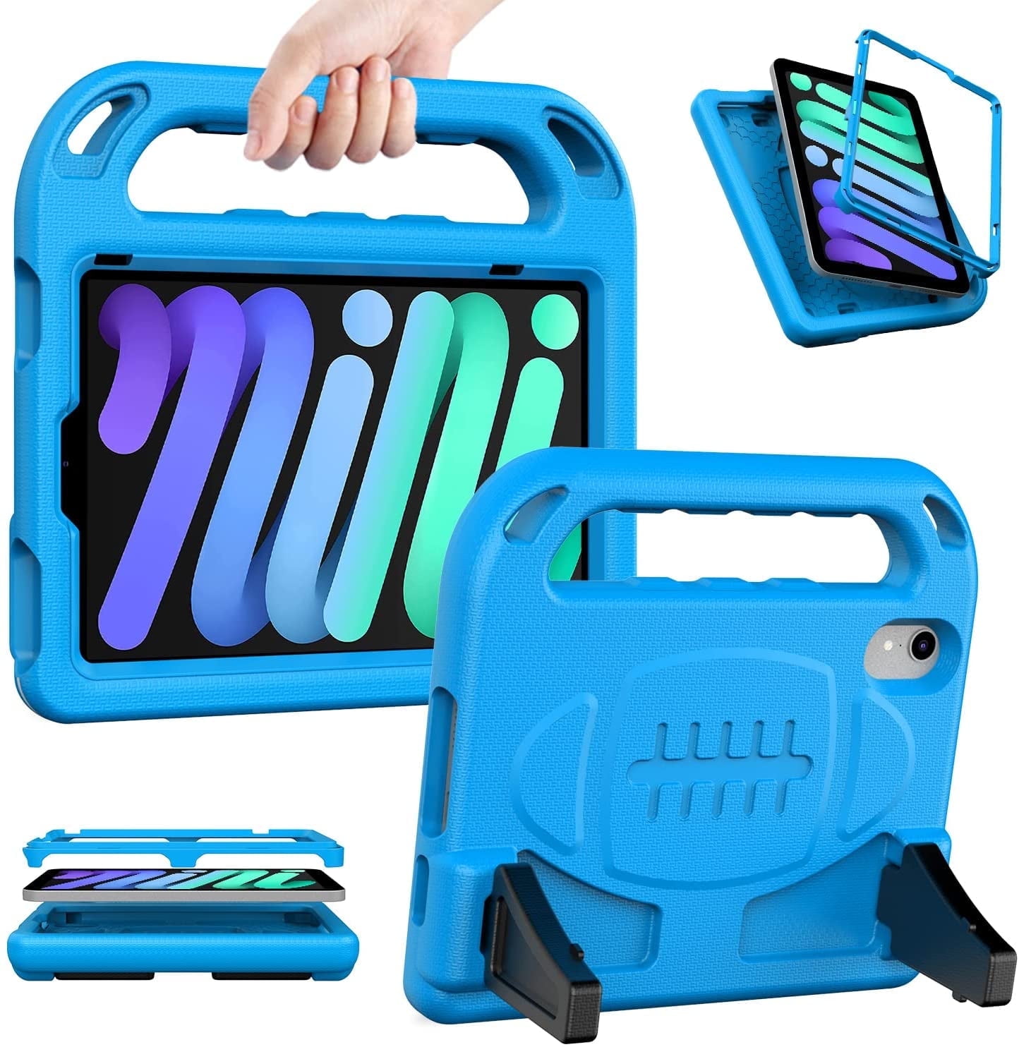 AVAWO Kids Case for iPad Mini 7 (A17 Pro) 2024 8.3 inch, Mini 6 2021 ...