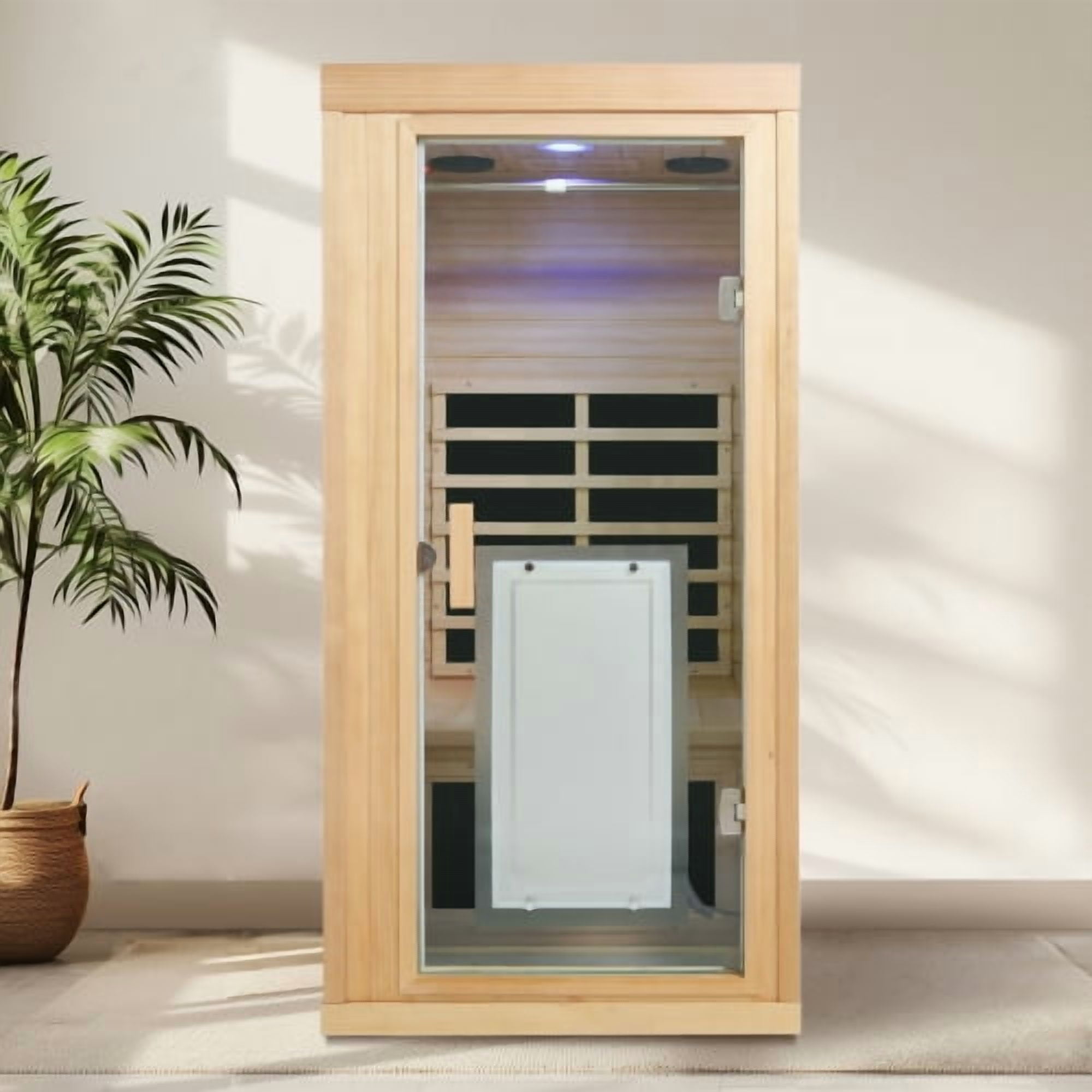 AVAXA One person Far infrared Hemlock standard indoor sauna room ...