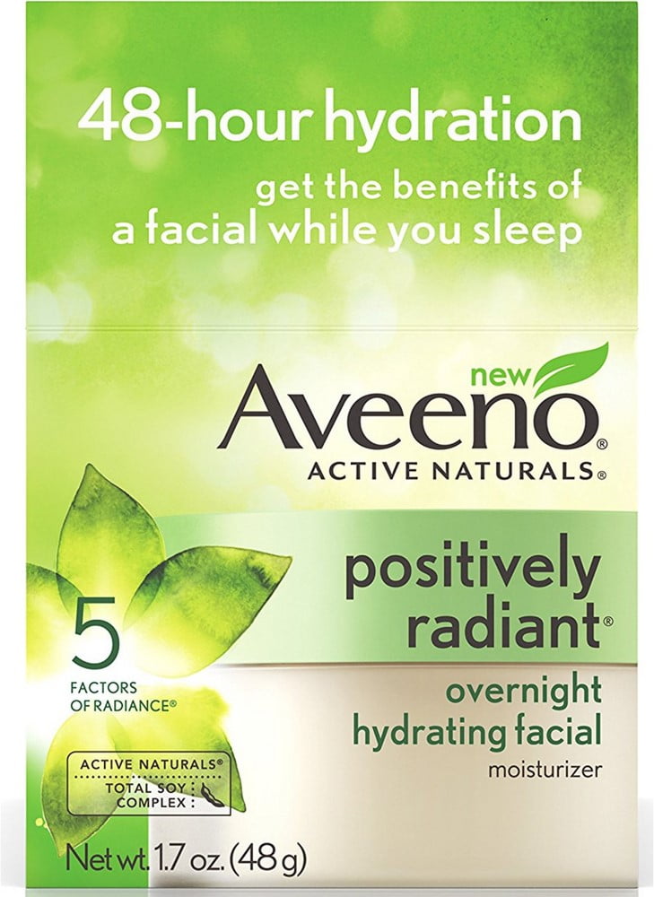 Aveeno Active Naturals Positively Radiant Overnight Hydrating Facial