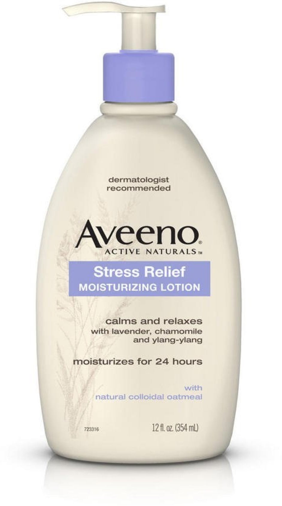 AVEENO Active Naturals Stress Relief Moisturizing Lotion 12 oz Pack of 6