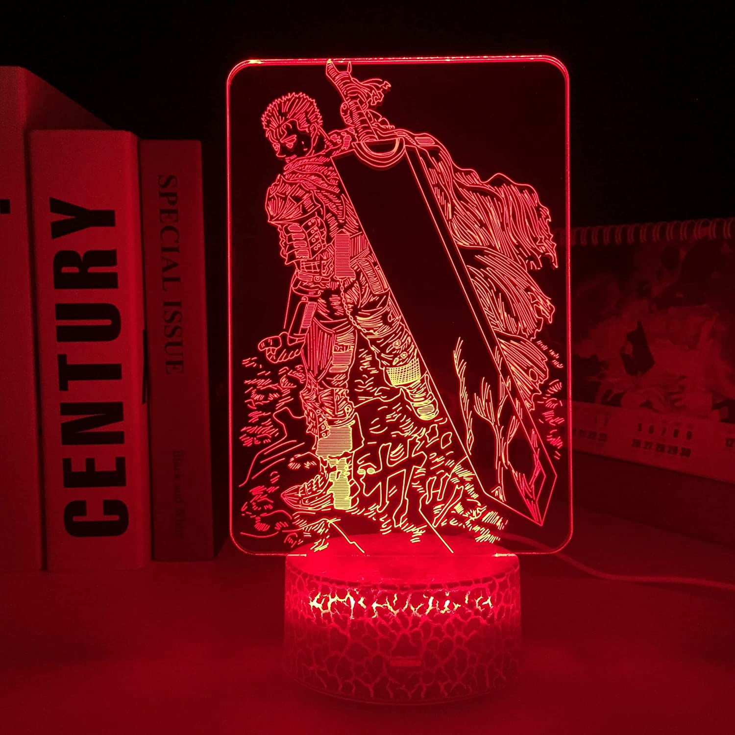 AVEKI-3D Illusion Anime Light Berserk Figure for Fans/Kids Berserk 3D ...