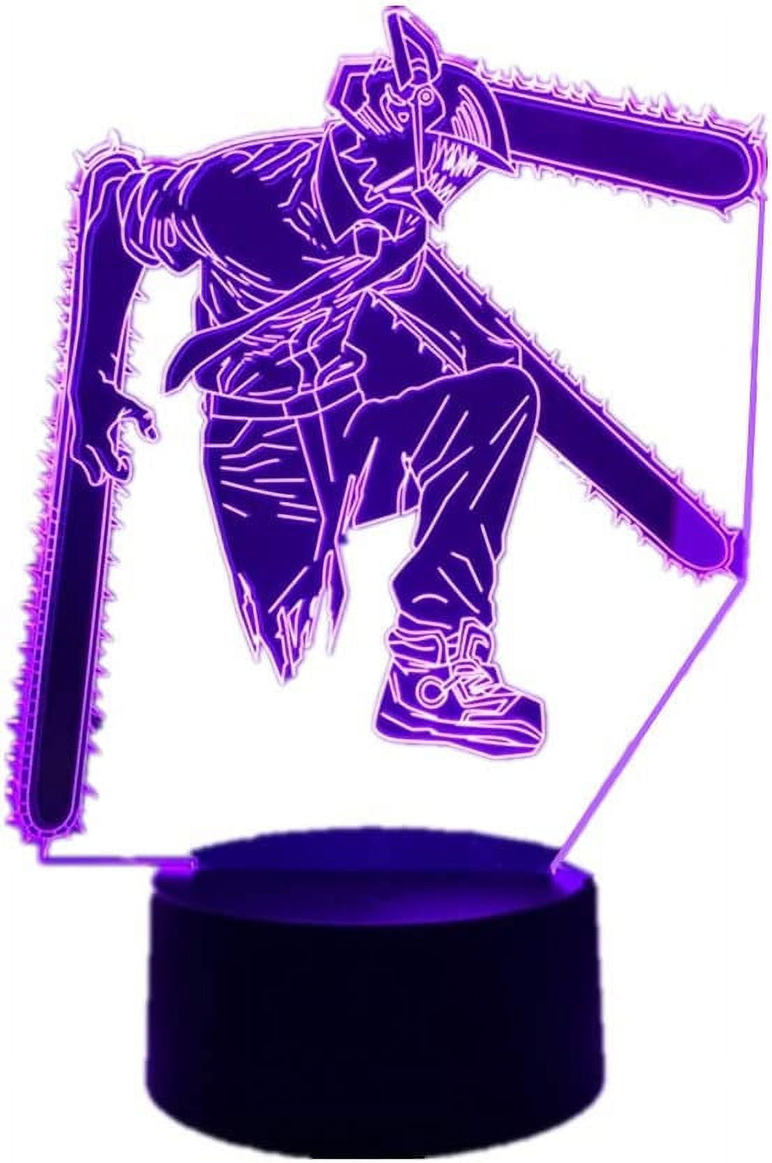AVEKI Color Changing Chainsaw Man LED Night Lights - Walmart.com