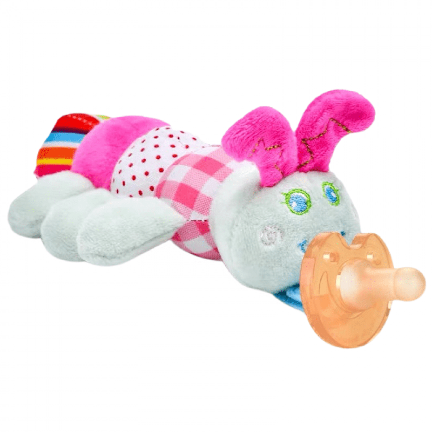 AVEKI Soothie Snuggle Pacifier Holder with Detachable Pacifier, 0m ...