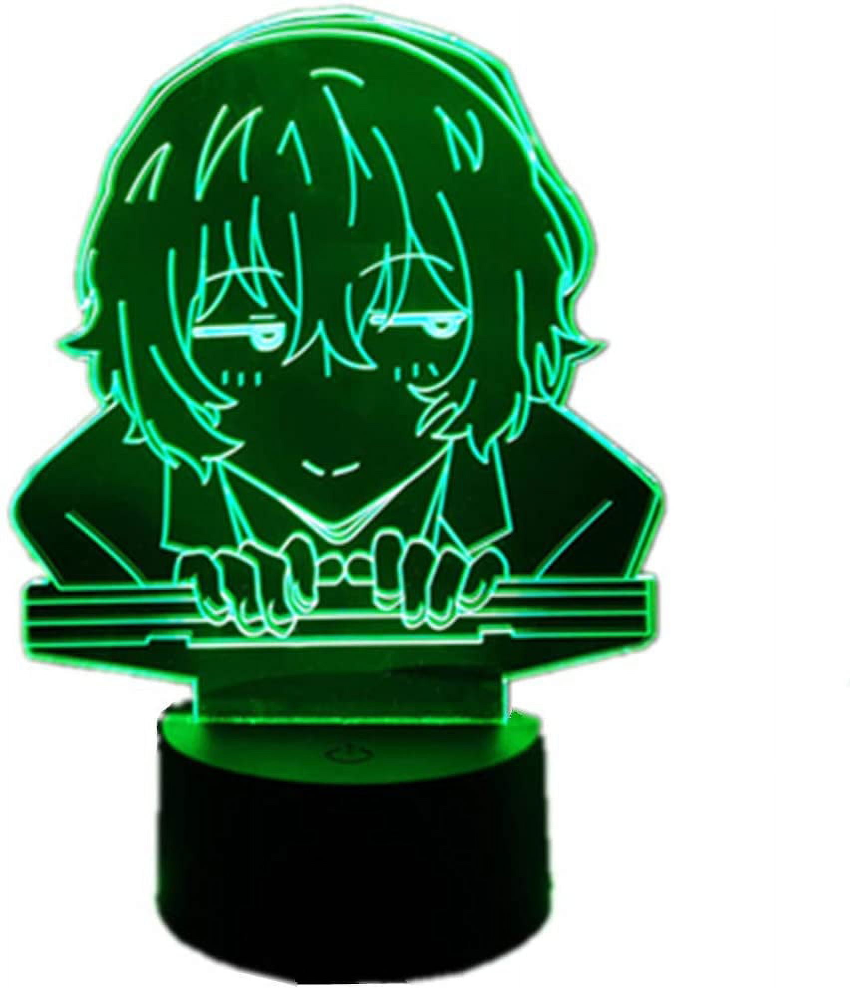 AVEKI USB Remote Touch Base 3D Bungo Stray Dogs Osamu Dazai Lamp for ...