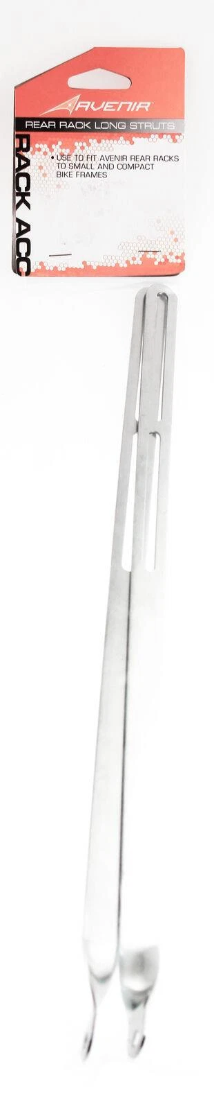 AVENIR Rear Rack Long Struts Steel for Rear Bike Bicycle Racks Silver ...