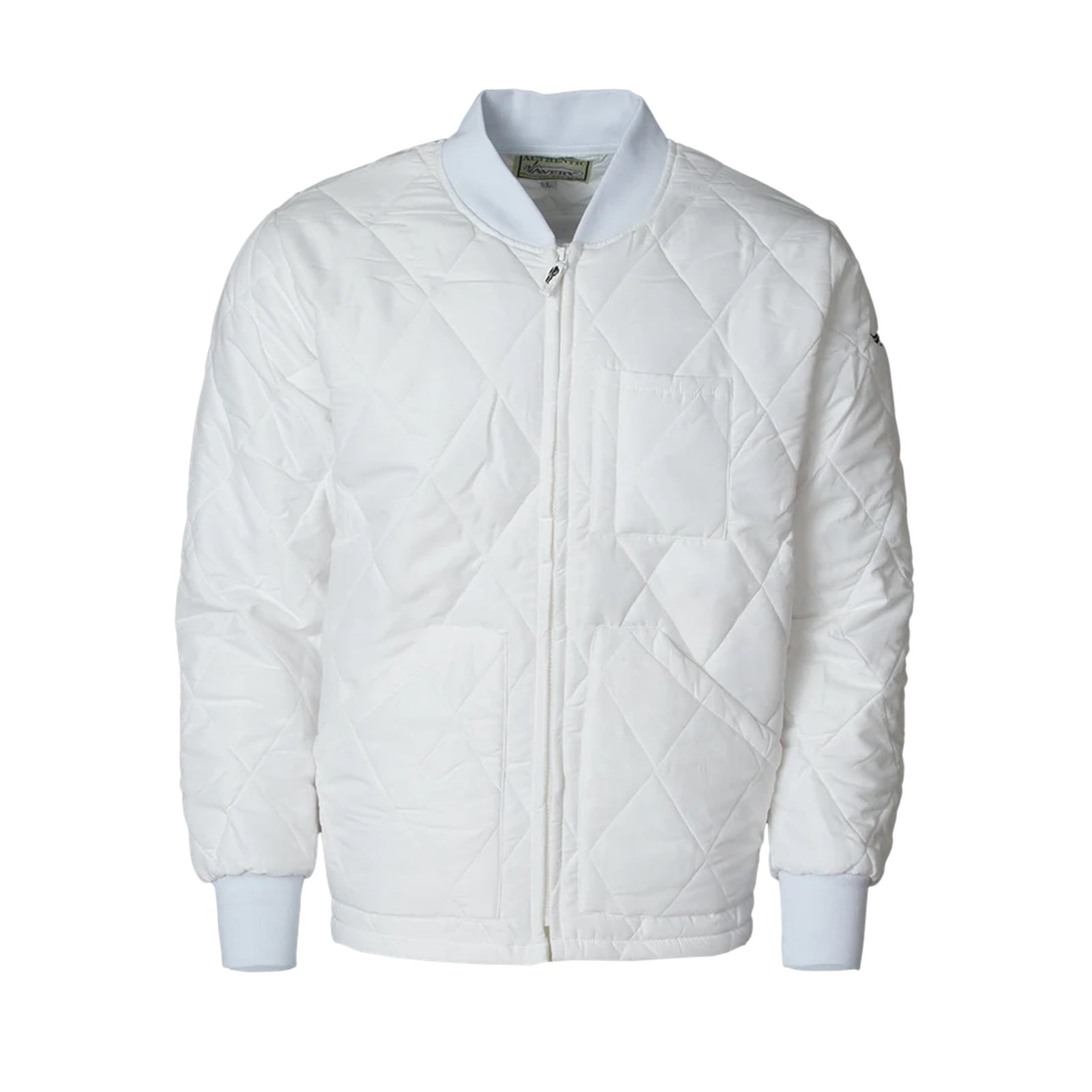 AVERY ASD Quilted Insulated Handler's Jacket, Color: White, Size: Large ...