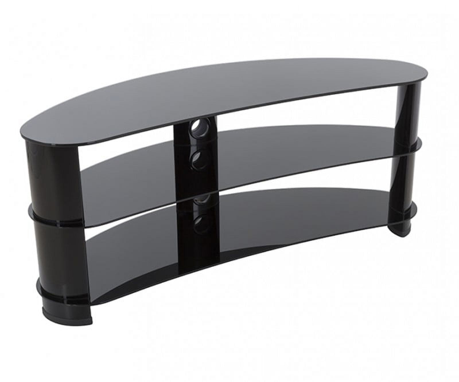 AVF Curved TV Stand 32"-65" Flat or Curved TV, Black - Walmart.com
