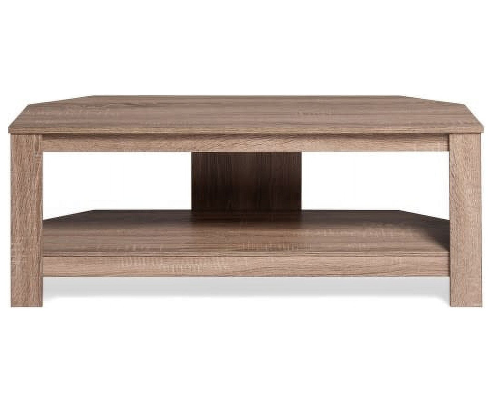 AVF Transitional Wood TV Stand for most TVs 27" to 55" in Rustic Sawn ...