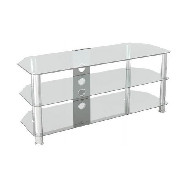 "AVF Steel Glass TV Stand with Shelves & Cable Management for up to 55 ...