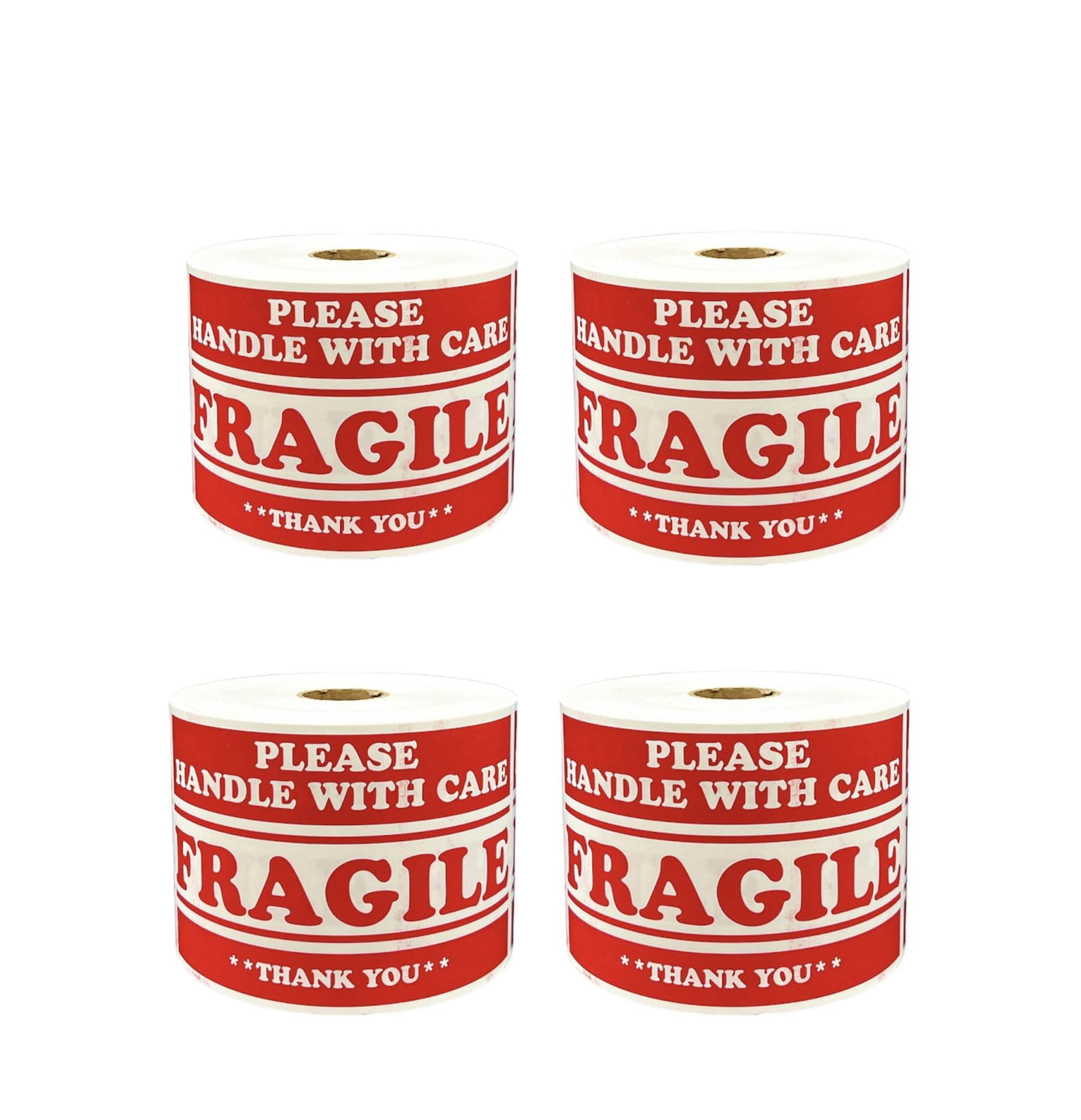 AVG Packaging Supplies (3 x 5 in) 1" Core Fragile Labels- 500 Labels ...
