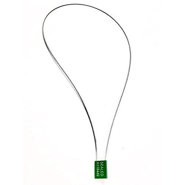 AVG Packaging Supplies Green Galvanized Steel Lock Seals - Self-Lock ...