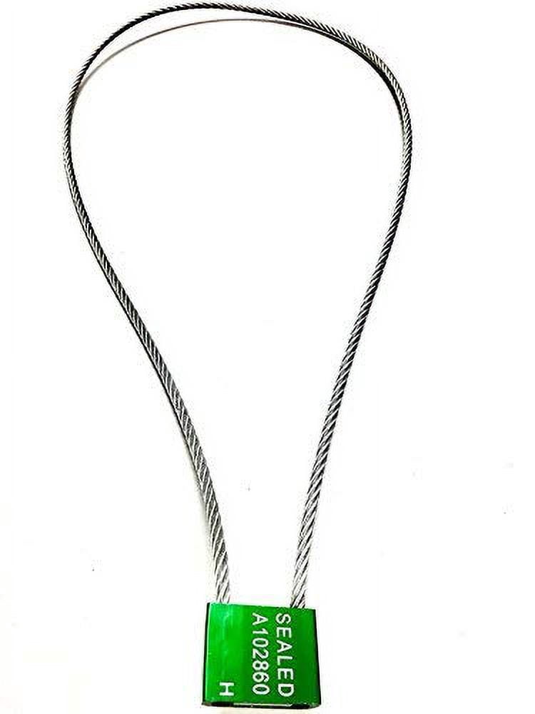 AVG Packaging Supplies Green Galvanized Steel Lock Seals - Self-Lock ...