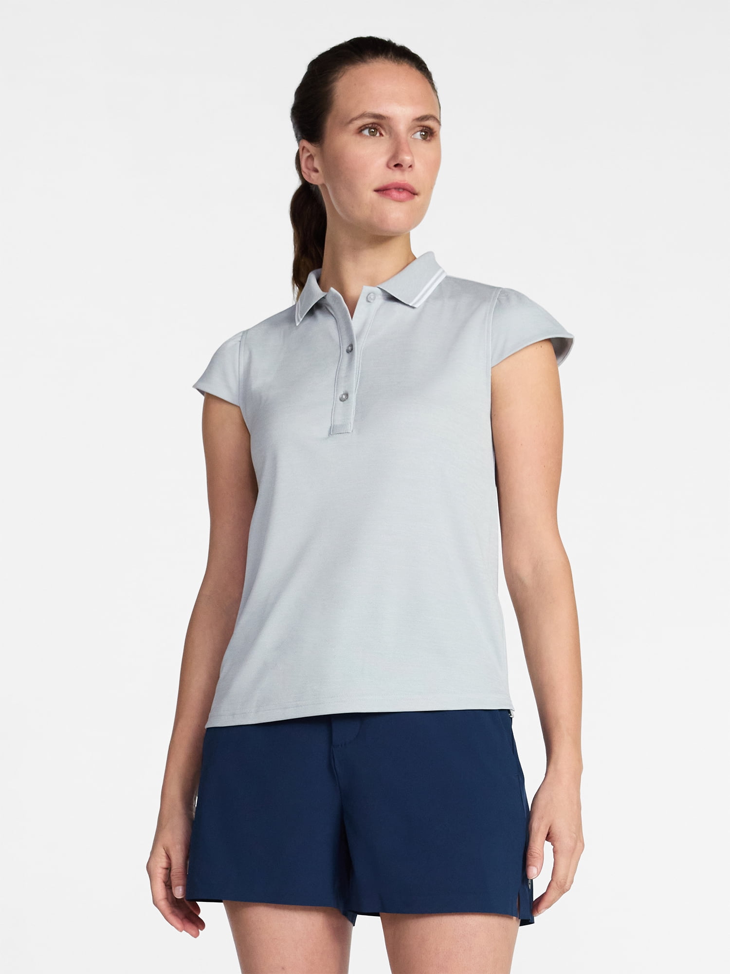 Avia Women's Golf Polo with Short Sleeves, Sizes XS-XXXL - Walmart.com