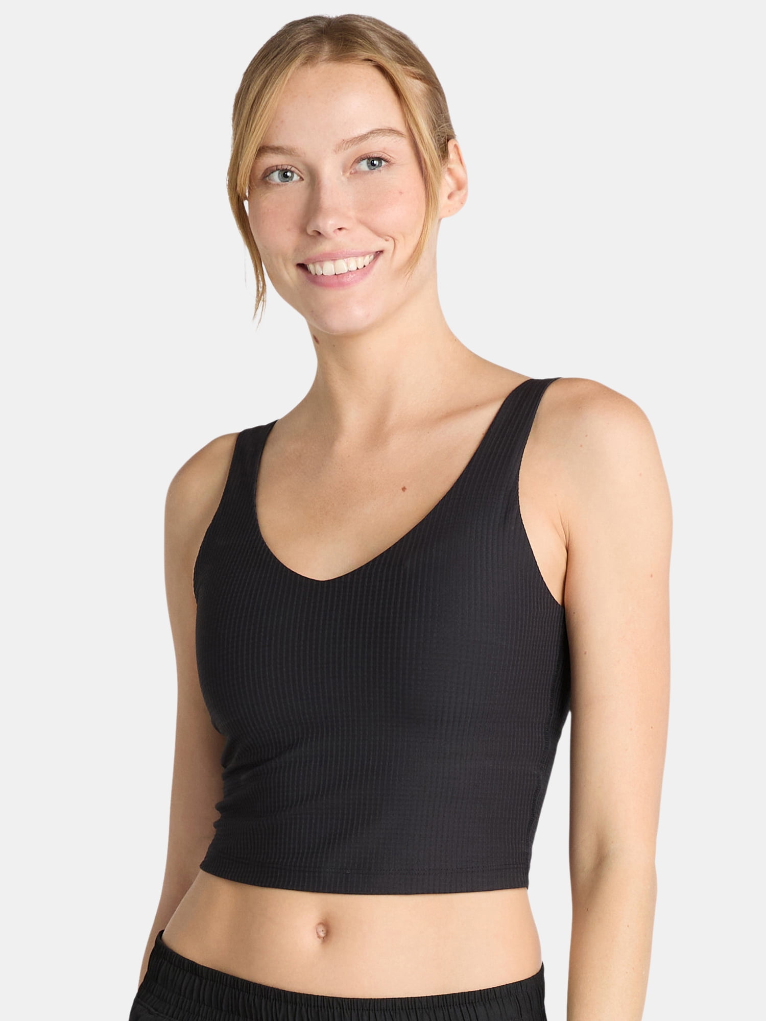 Avia Women's Waffle Grid Sports Bra Tank, Sizes XS-XXXL - Walmart.com