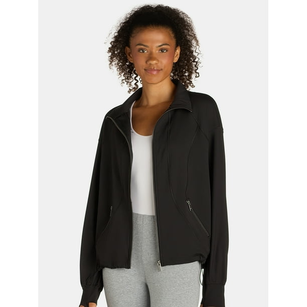 Avia Women's Seamed Vented Jacket with Zip Pockets, Sizes XS-XXXL ...