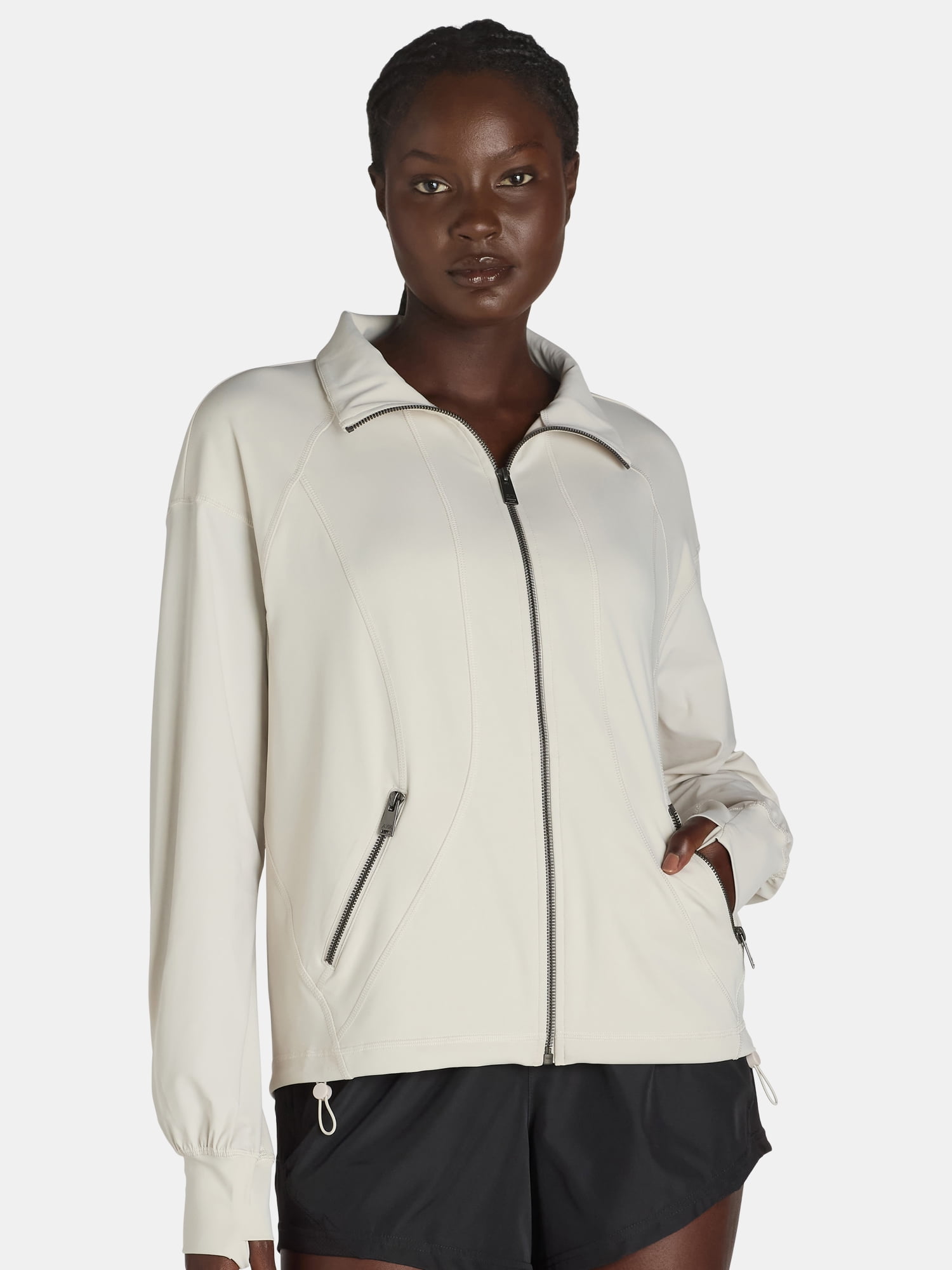 Avia Women's Seamed Vented Zip Jacket, Sizes XS-XXXL - Walmart.com