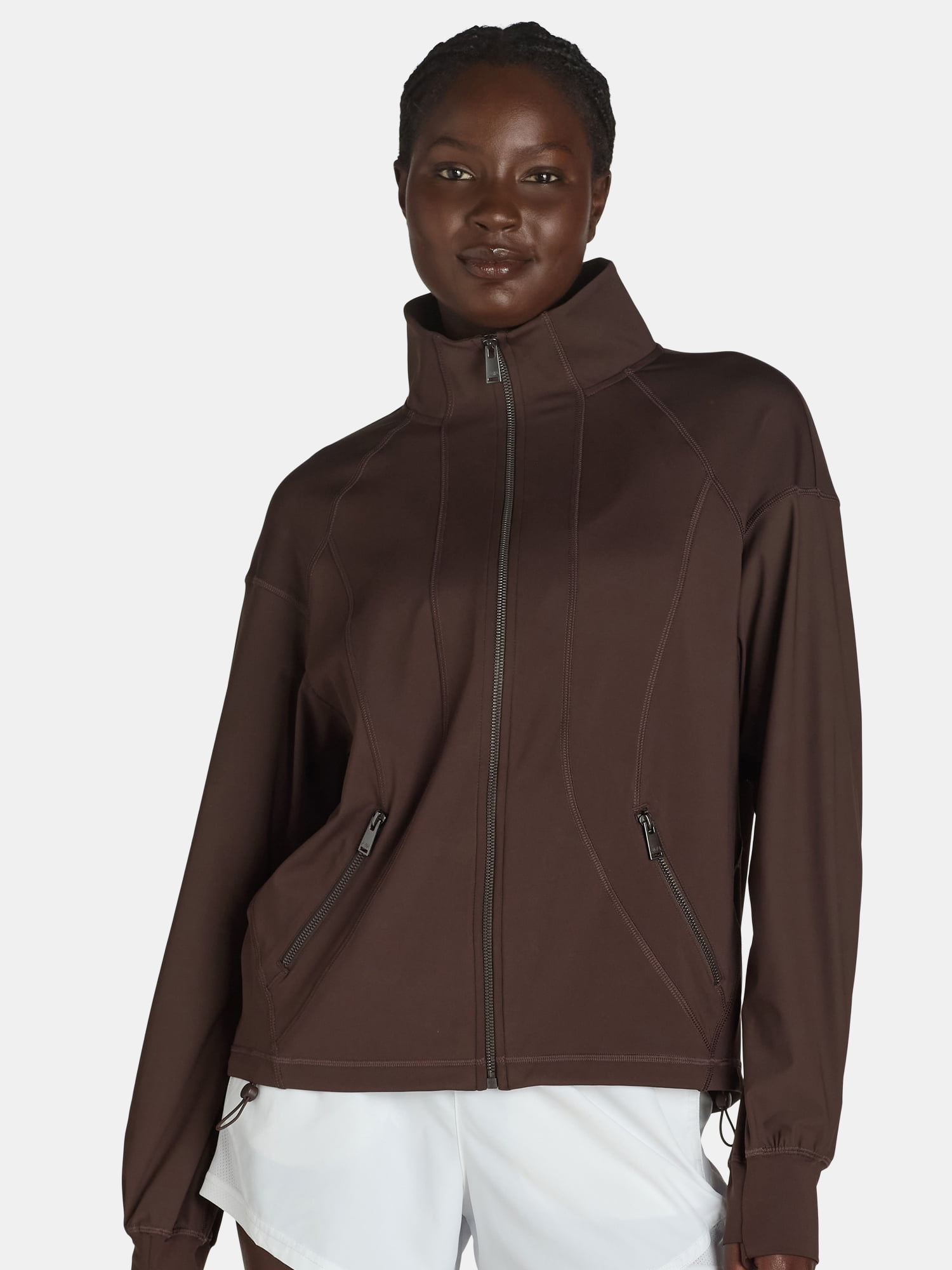 Avia Women's Seamed Vented Zip Jacket, Sizes XS-XXXL - Walmart.com