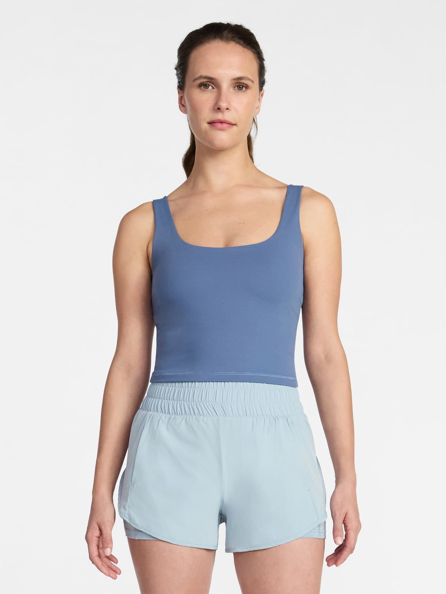 Avia Women's and Women's Plus SoftSculpt Longline Sports Bra, Sizes XS ...