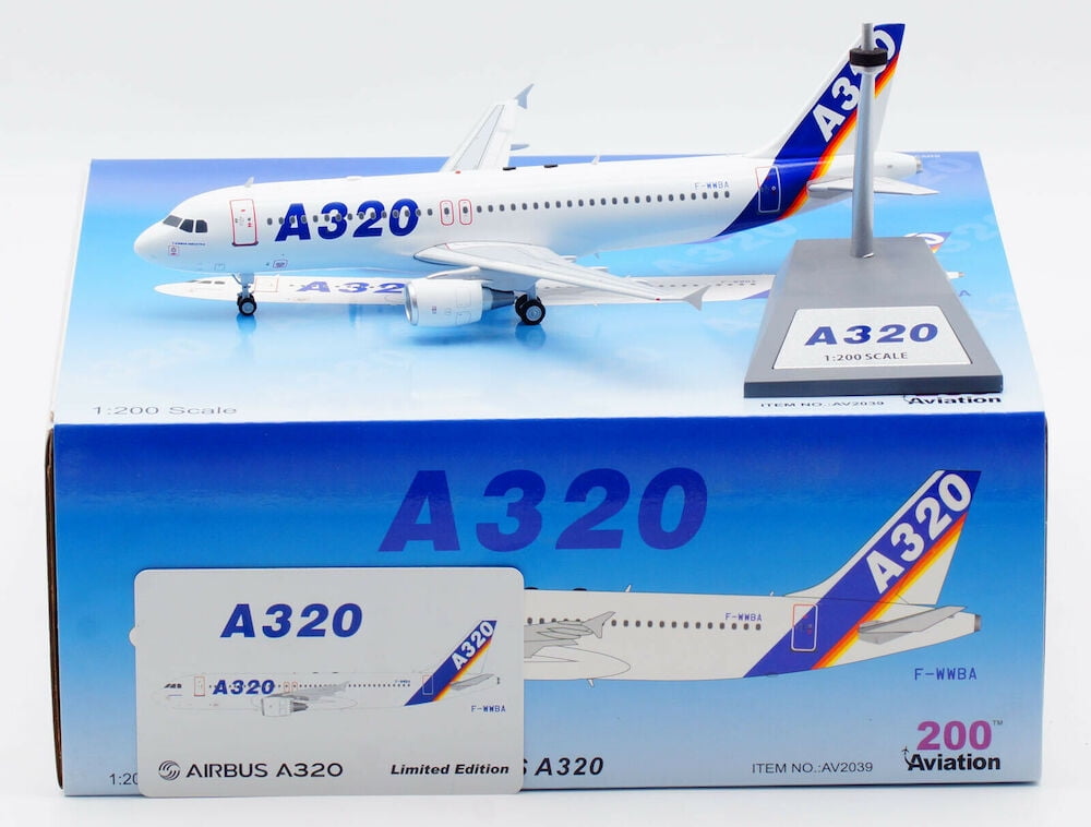 AVIATION 200 A320 AIRBUS HOUSE COLOURS REG: F-WWBA - Walmart.com