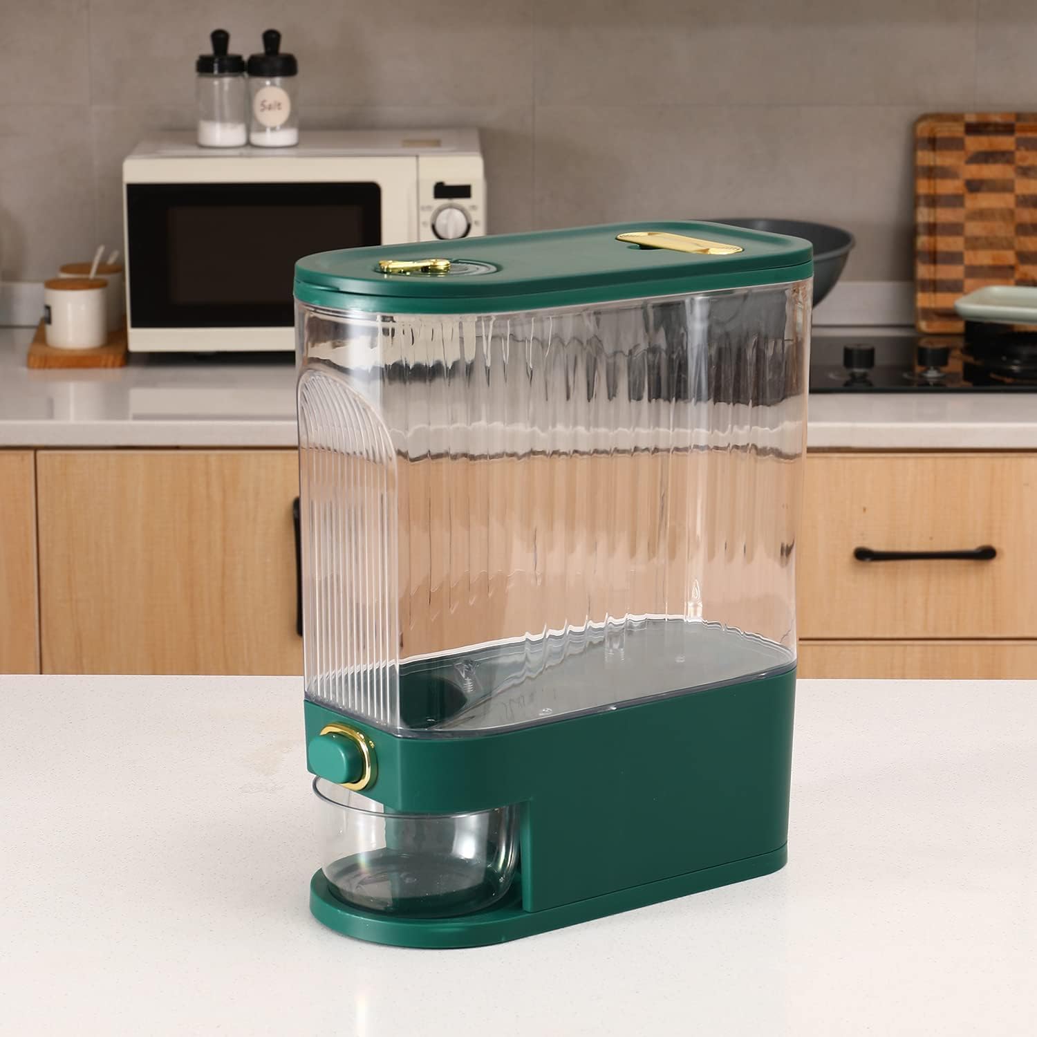 AVIAXO Rice Dispenser Food Storage Container With Measuring Cup ...
