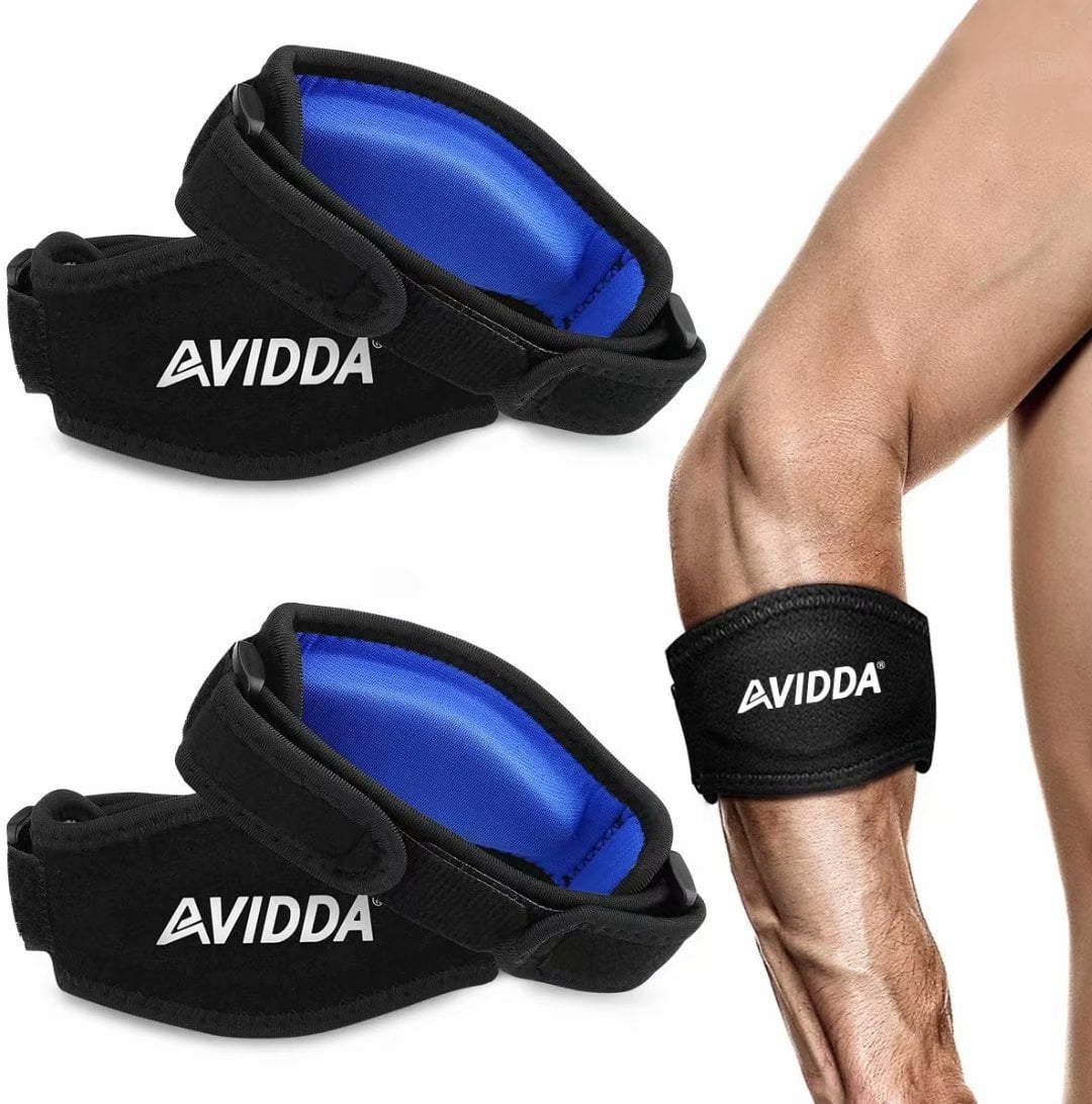 AVIDDA 4 PackTennis Elbow Brace with Compression Pad for Women and Men ...