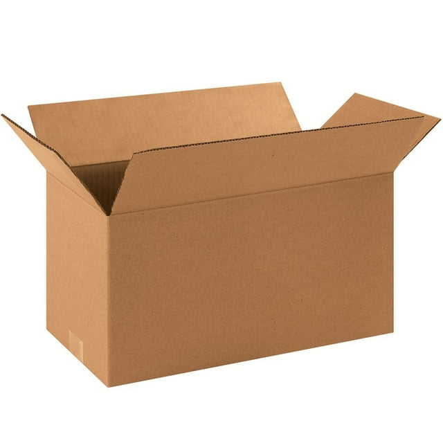 AVIDITI 16 x 8 x 8 Corrugated Cardboard Boxes, Long 16"L x 8"W x 8"H ...