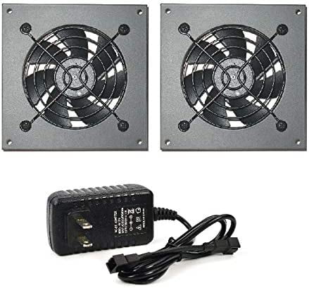 AVM-280T Silent AV Cabinet Cooling Fans with Mounting Plate/Automatic ...