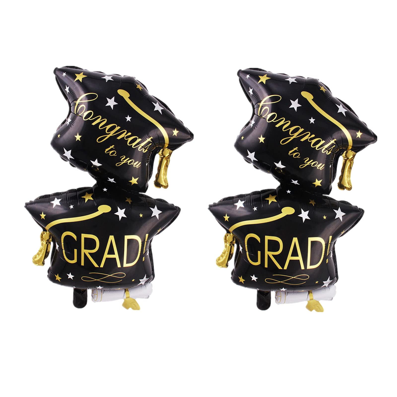 AVMBC Graduation Balloons Large Graduation Cap Balloons, Congrats Grad ...