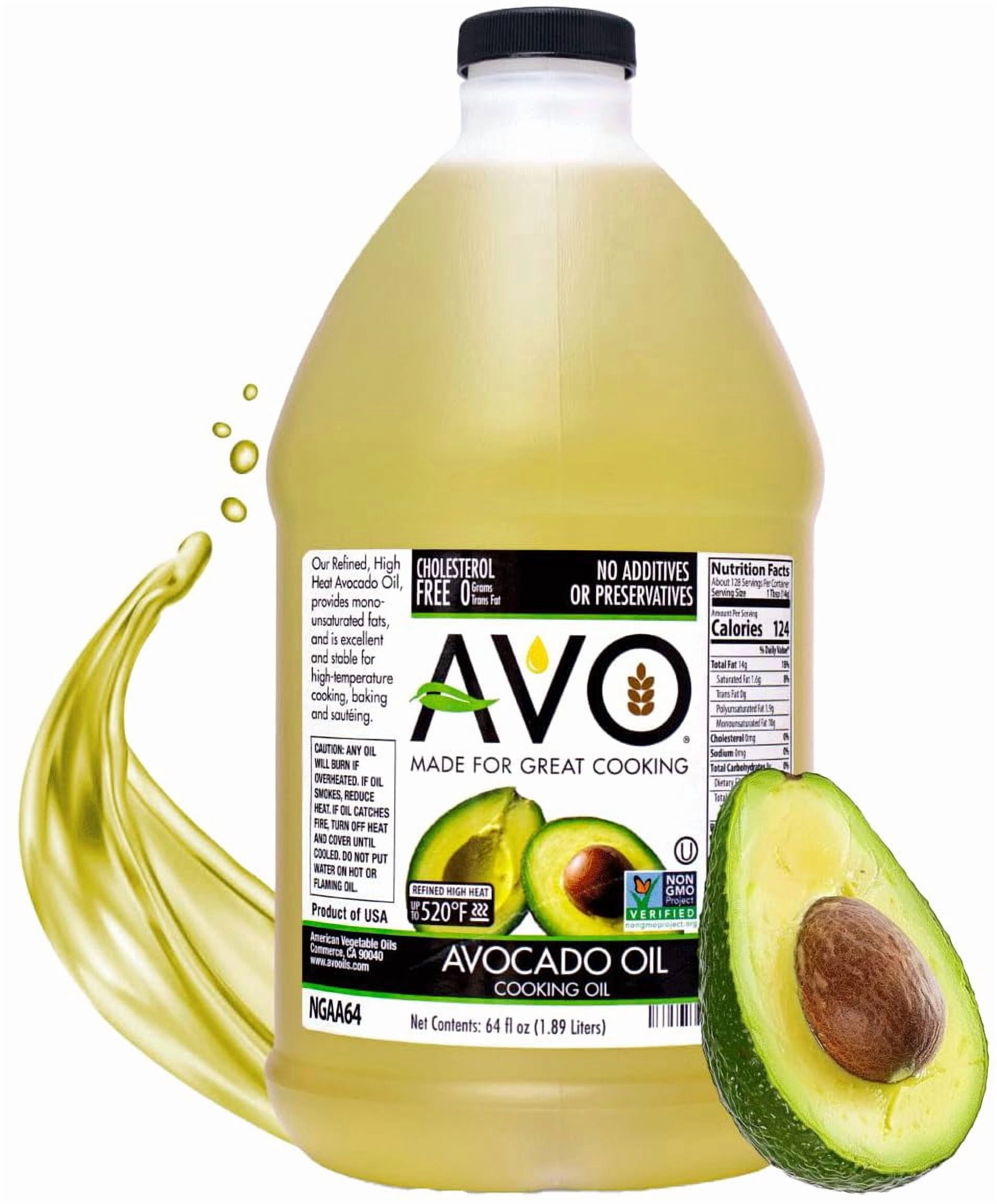 AVO NON GMO 100% GGA1 Avocado Oil, 64 Fl-oz, NO Preservatives Added ...