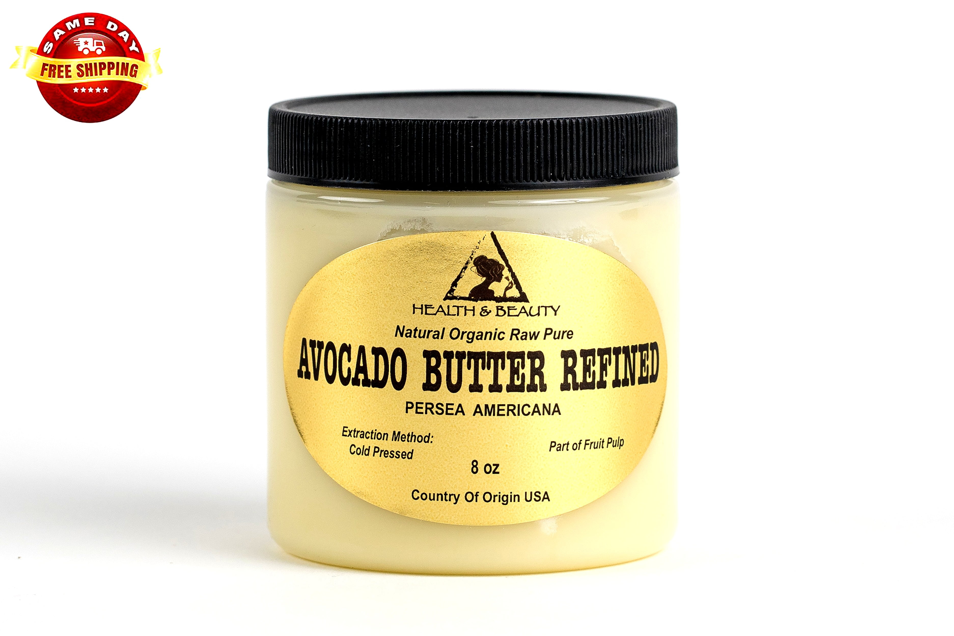 AVOCADO BUTTER REFINED ORGANIC COLD PRESSED PREMIUM FRESH 100% PURE 8 ...