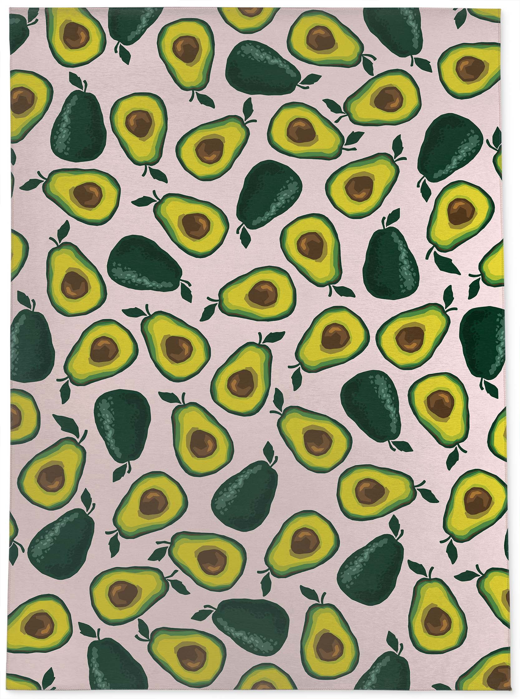AVOCADO PARTY PINK Area Rug By Kavka Designs - Walmart.com