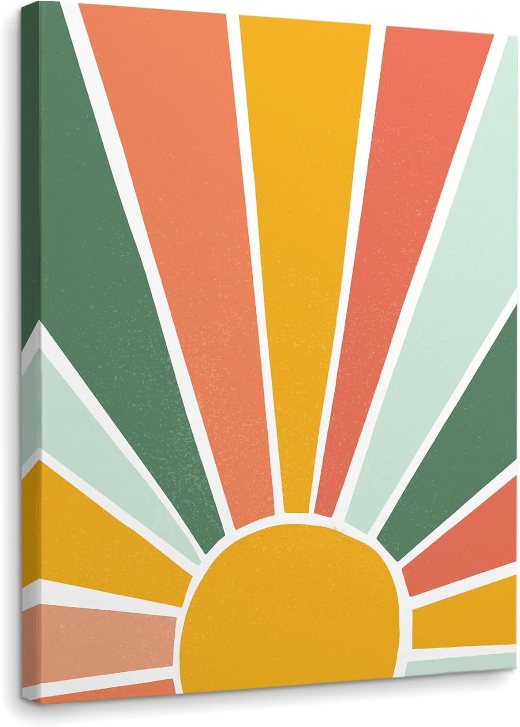 AVOI 271-Hh-Yh Boho Sun Sunshine Watercolor Wall Art Unframed Canvas ...