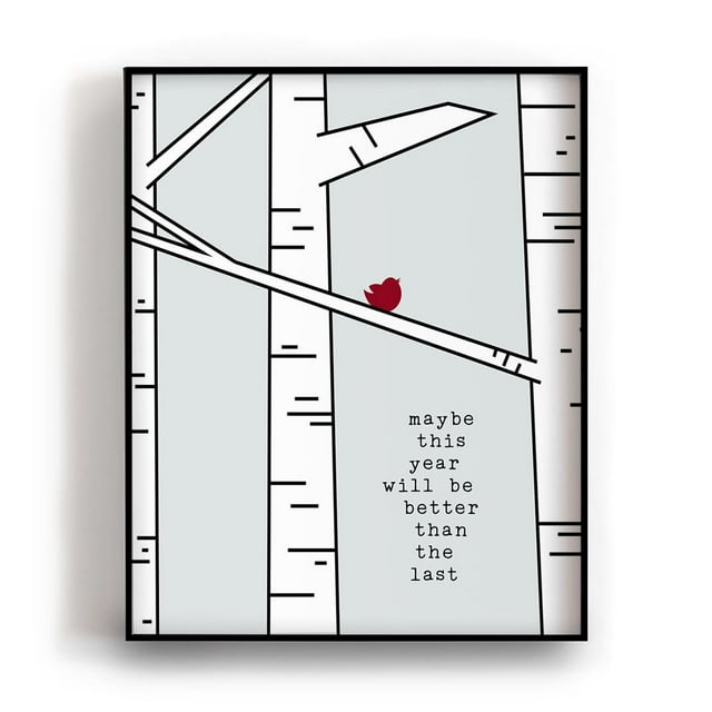 AVOI A Long December|Counting Crows poster song lyric wall art prints ...